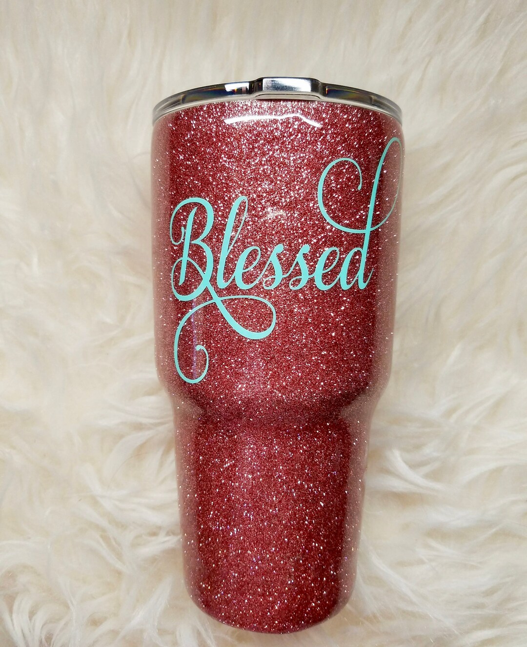 Yeti Rose Gold Glitter Tumbler/glitter Yeti/gold Glittered Yeti Cup ...