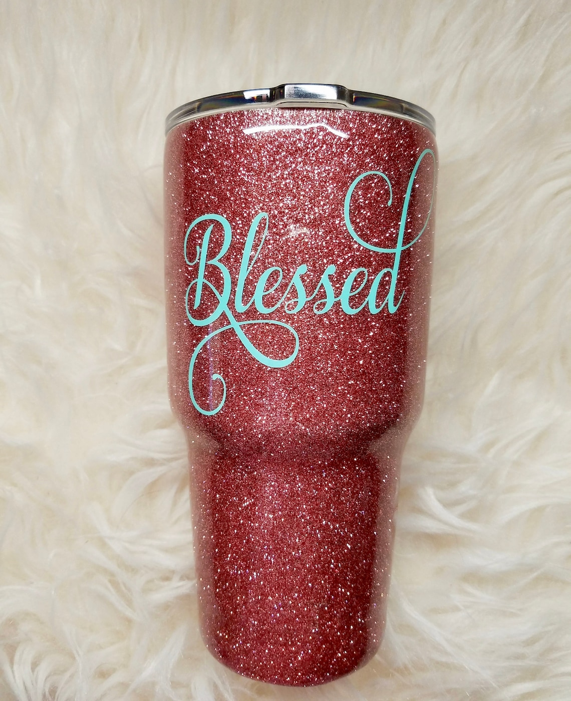 Yeti Rose Gold Glitter Tumbler/glitter Yeti/gold Glittered | Etsy