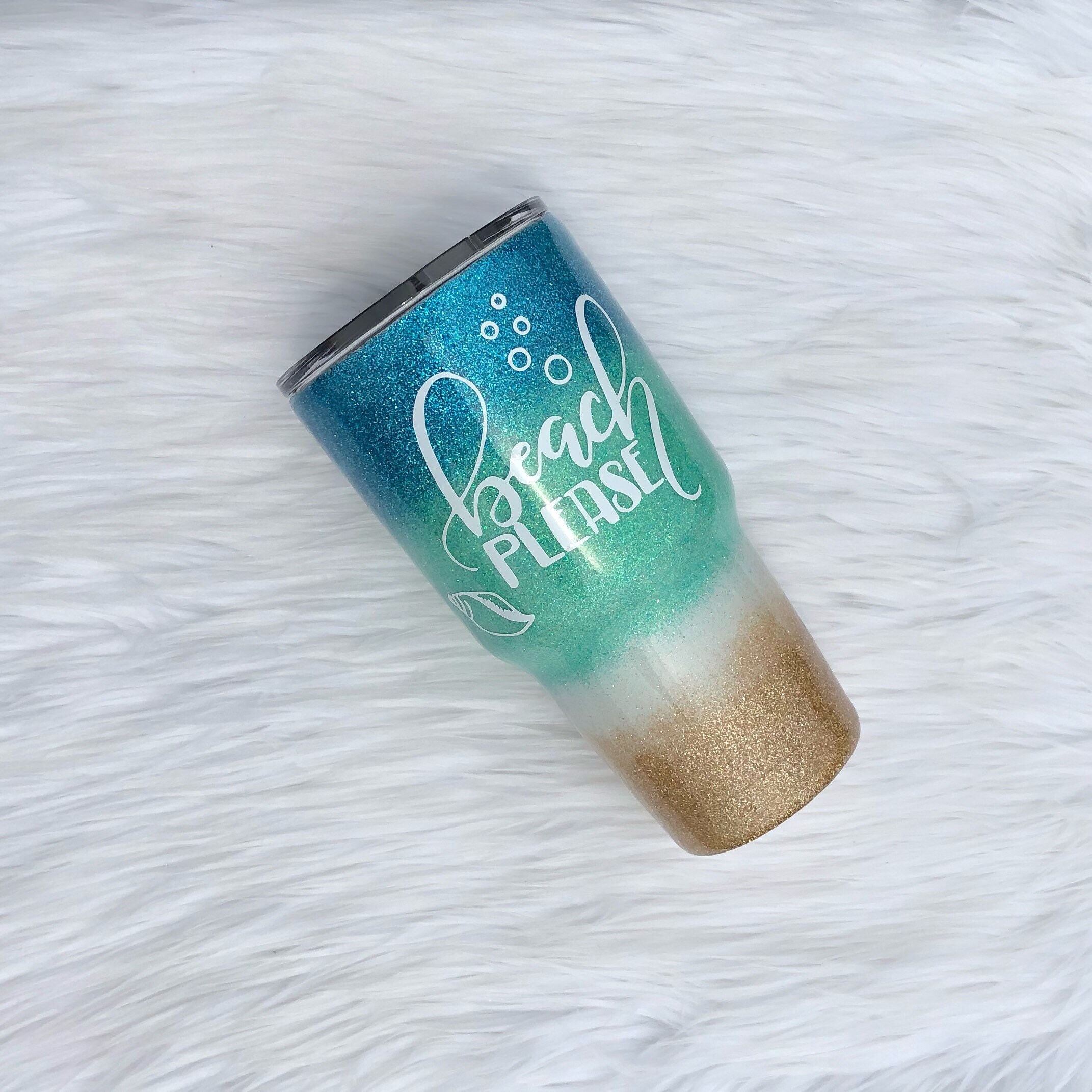 Yeti Glitter Beach Tumbler/glitter Tumbler/yeti Cup - Etsy