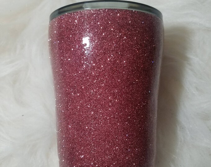 Rose Gold Glitter Tumbler 10oz, Glitter Tumbler, Glitter Yeti Cup, Kids ...