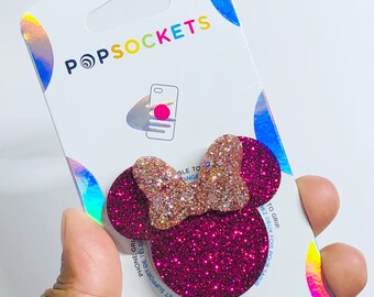 Minnie Mouse Pop Socket - Etsy UK