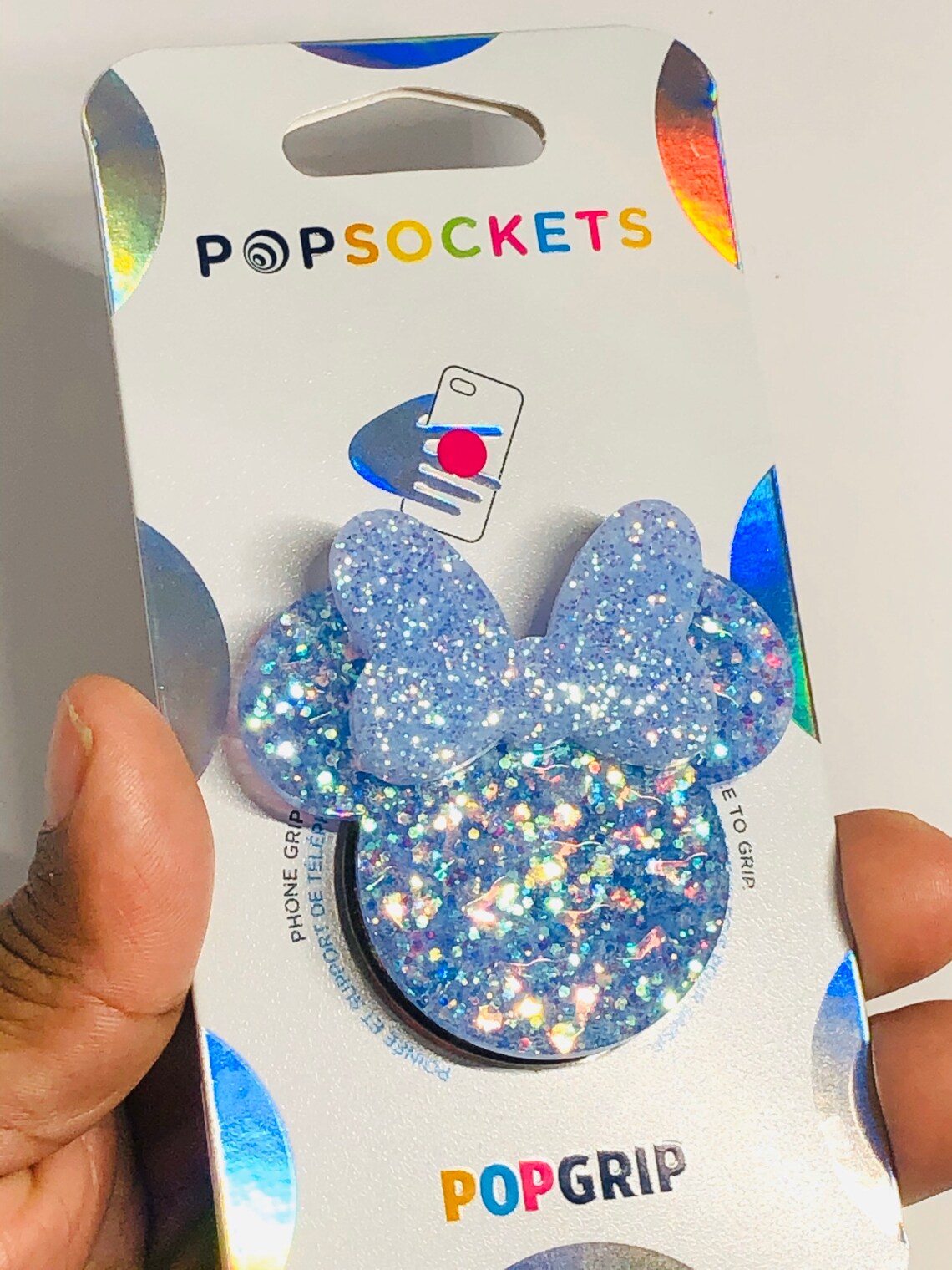 Disney Glitter Popsocket Cinderella Phone Grip Minnie Mouse - Etsy