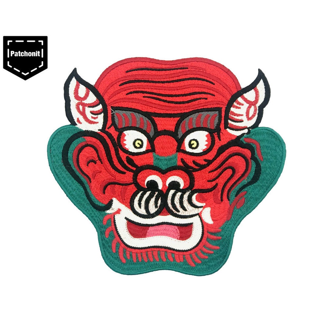 Large Back Patch for Men Bull Back Patch for Jacket Red Bull - Etsy