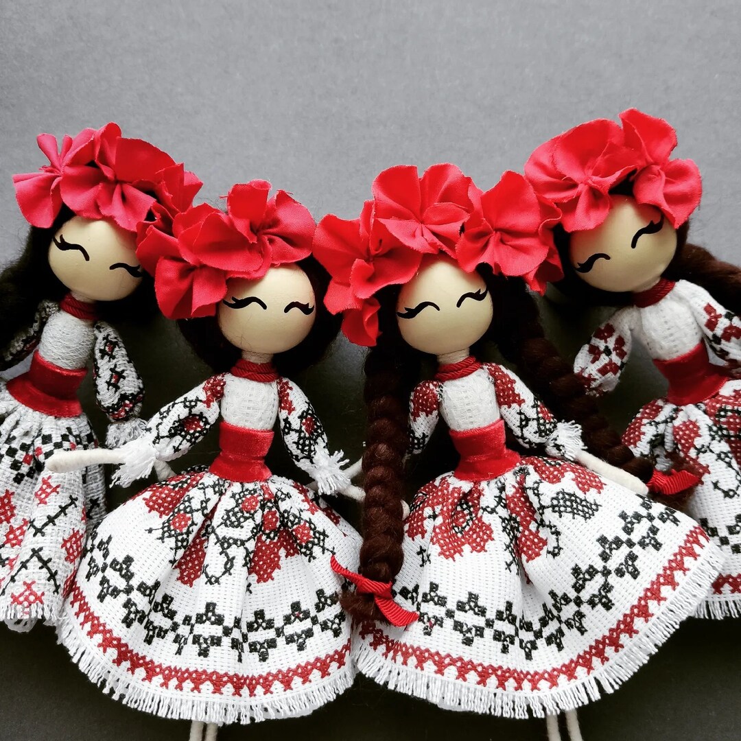 Art Dolls Ukraine Art Ukrainian Folk Doll Fairy of Flowers Doll Princes ...