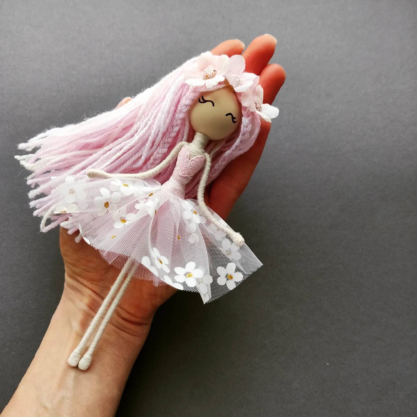 Fairy Flowers Doll Fairy Dress Doll Art Doll Hand Fairy Doll Fairy ...