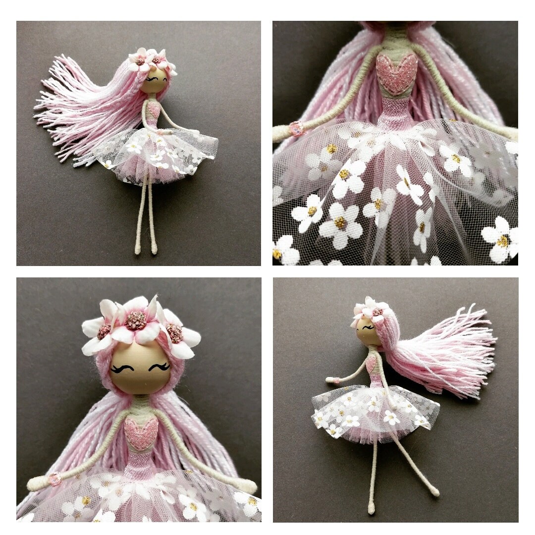 Fairy Flowers Doll Fairy Dress Doll Art Doll Hand Fairy Doll Fairy ...