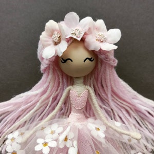 Fairy Flowers Doll Fairy Dress Doll Art Doll Hand Fairy Doll - Etsy