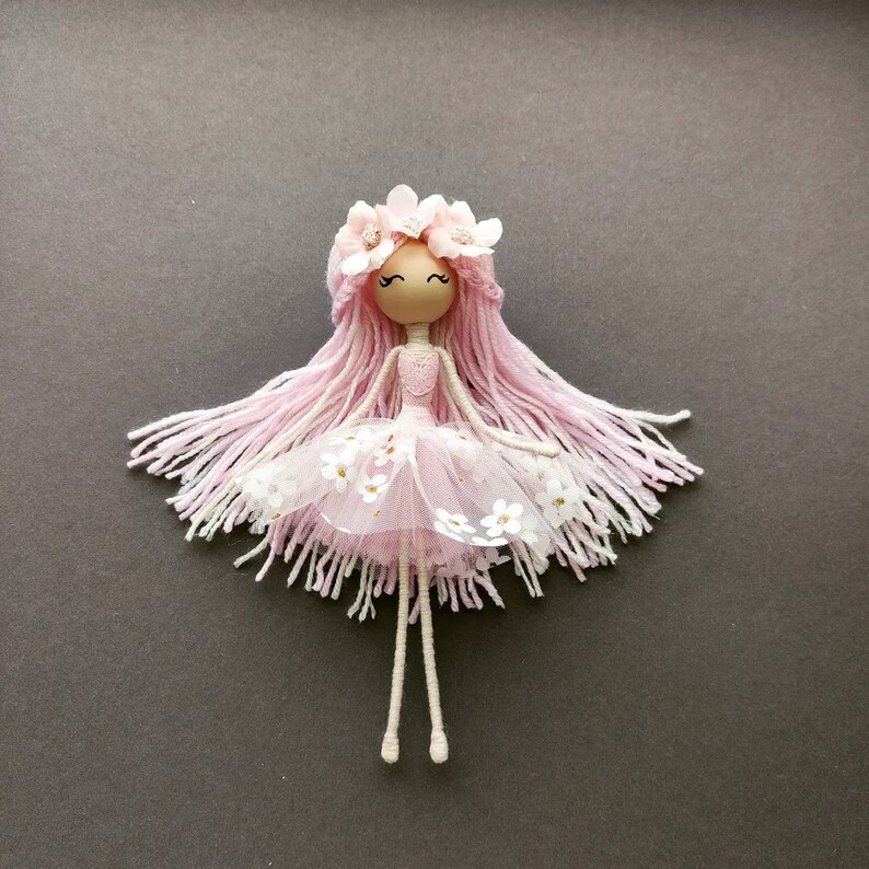 Fairy Flowers Doll Fairy Dress Doll Art Doll Hand Fairy Doll - Etsy