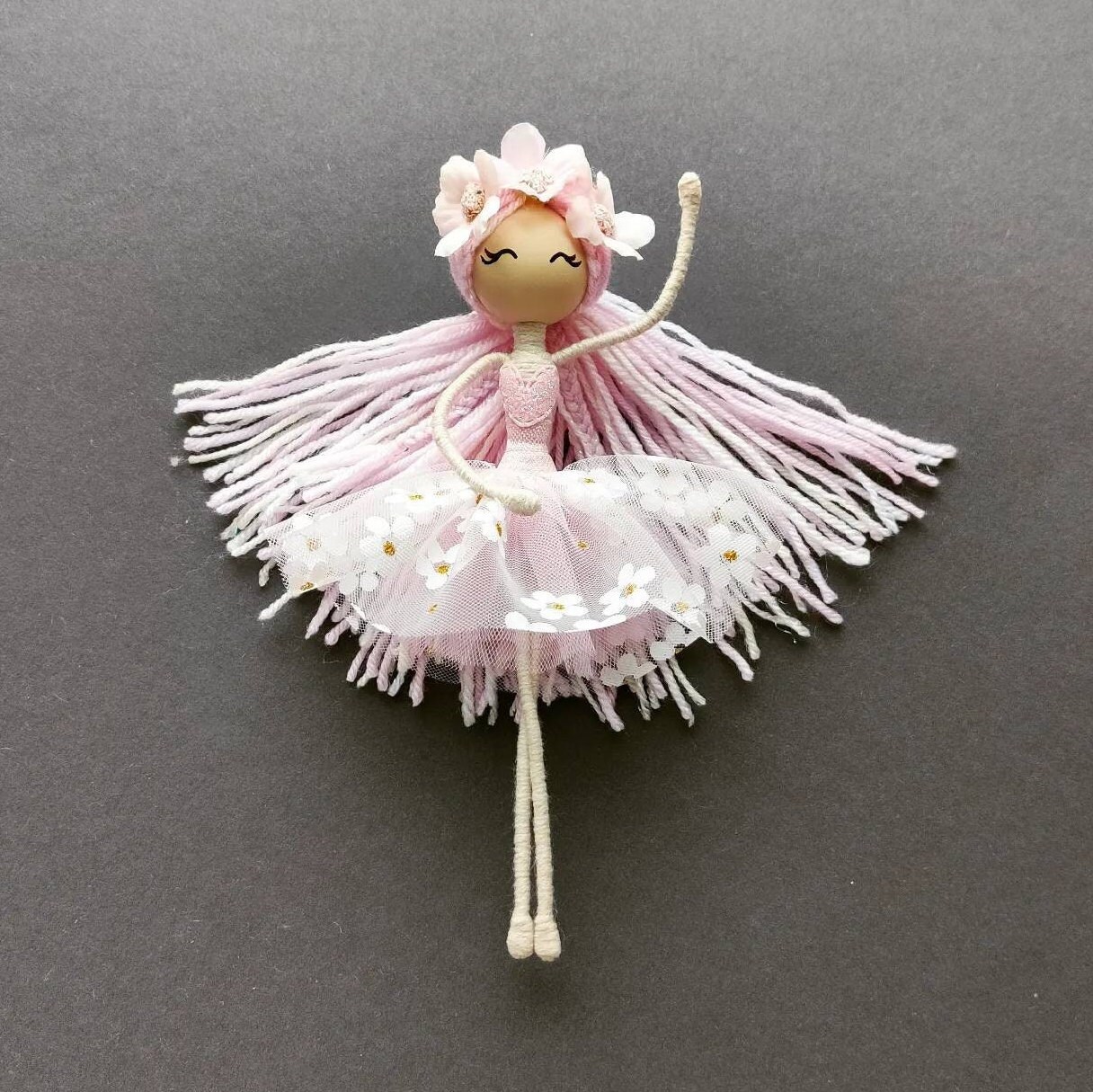 Fairy Flowers Doll Fairy Dress Doll Art Doll Hand Fairy Doll Fairy ...