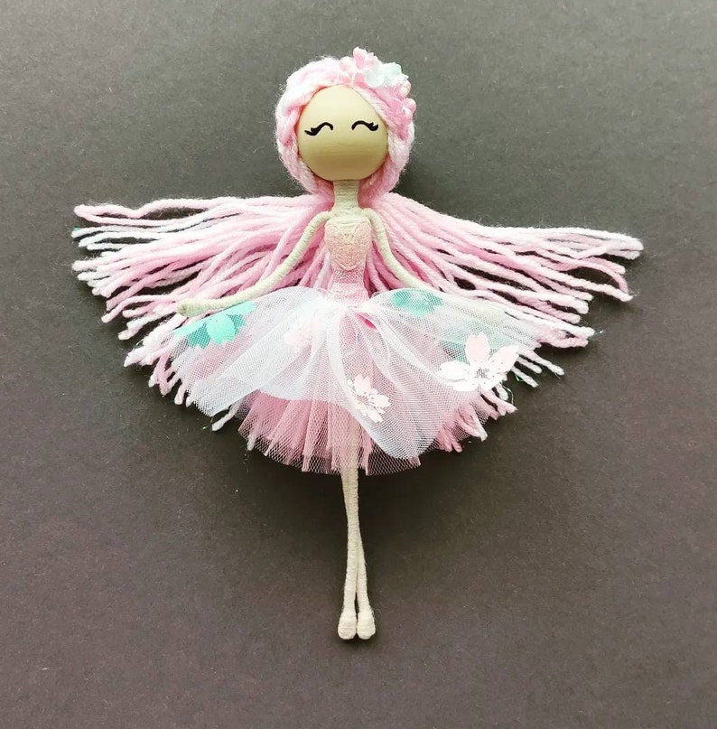 Fairy Flowers Doll Fairy Dress Doll Art Doll Hand Fairy Doll - Etsy