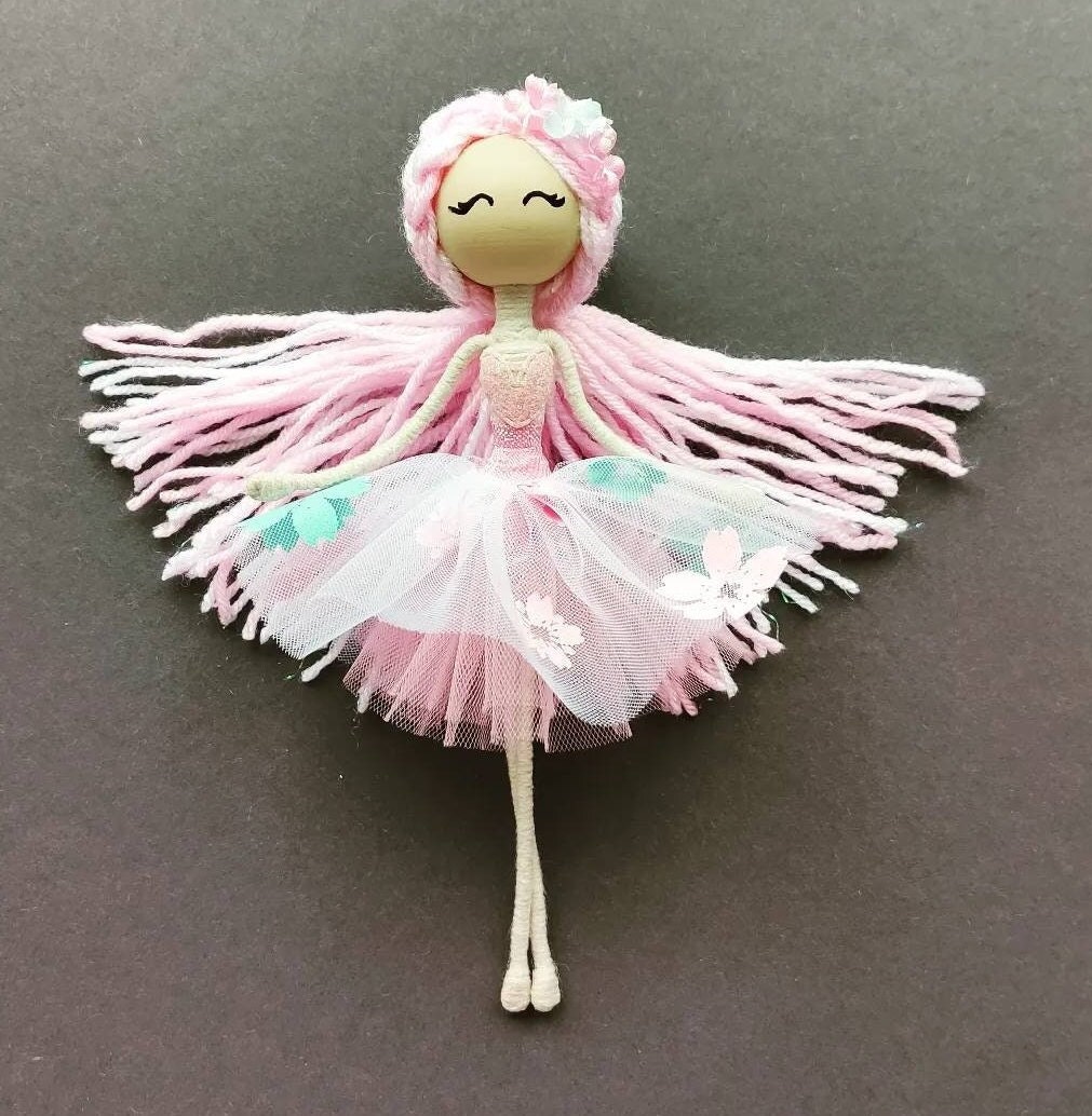 Fairy Flowers Doll Fairy Dress Doll Art Doll Hand Fairy Doll Fairy ...