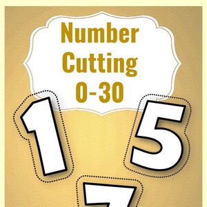 30 Number Printable Worksheets Download- Preschool & Kindergarten - Etsy