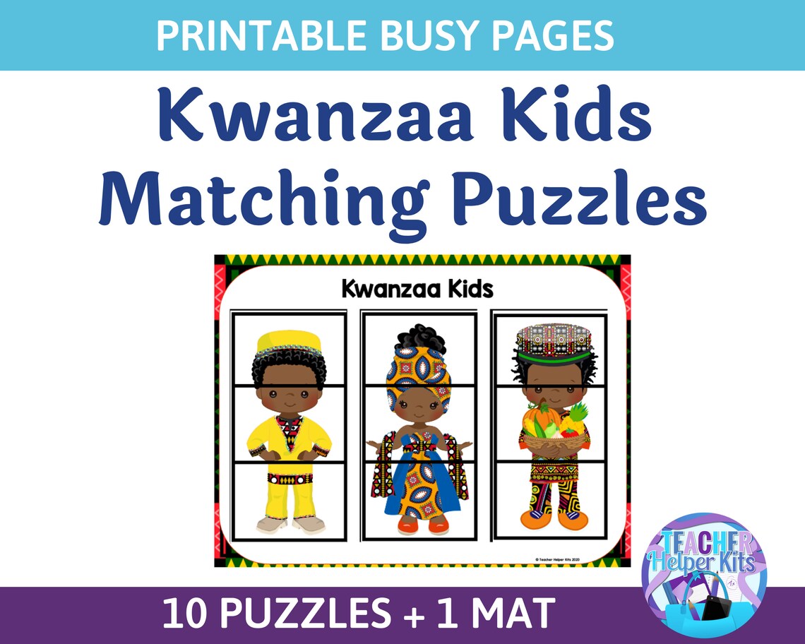 Kwanzaa Activity- Kwanzaa for Kids- African American Black Kid ...