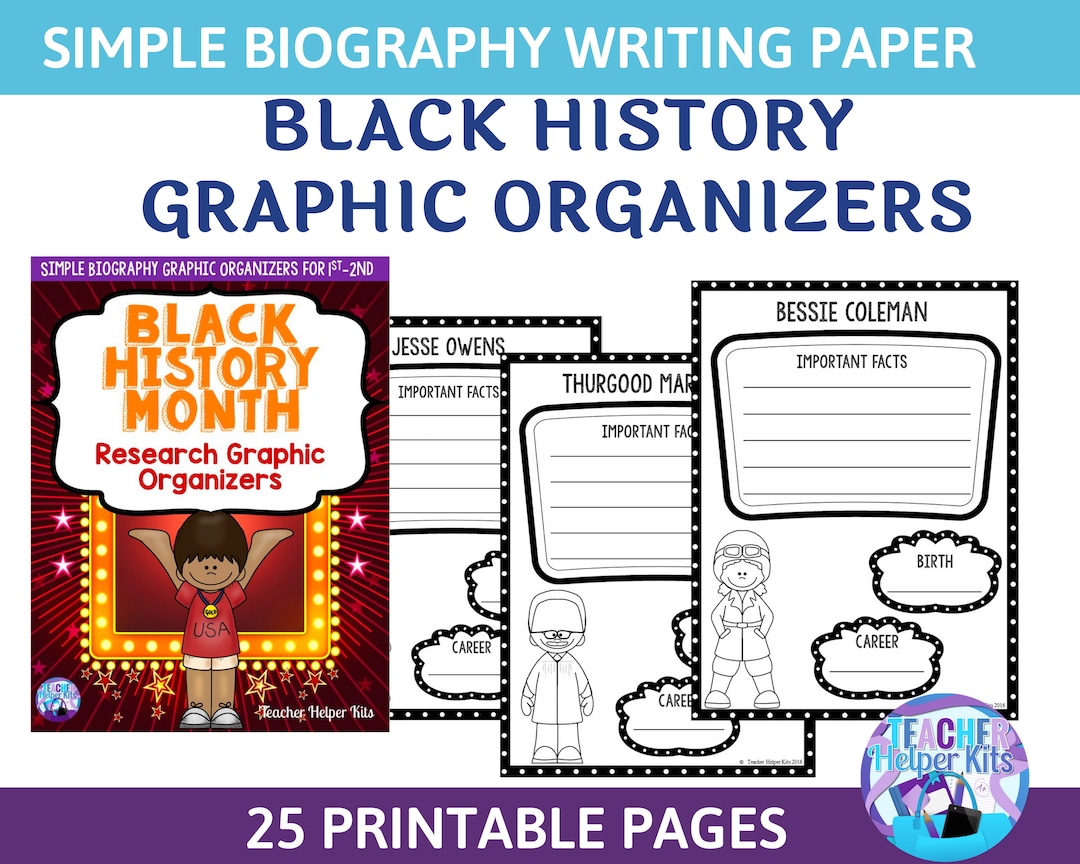 Printable Black History Month Worksheets- Black History Month Posters ...