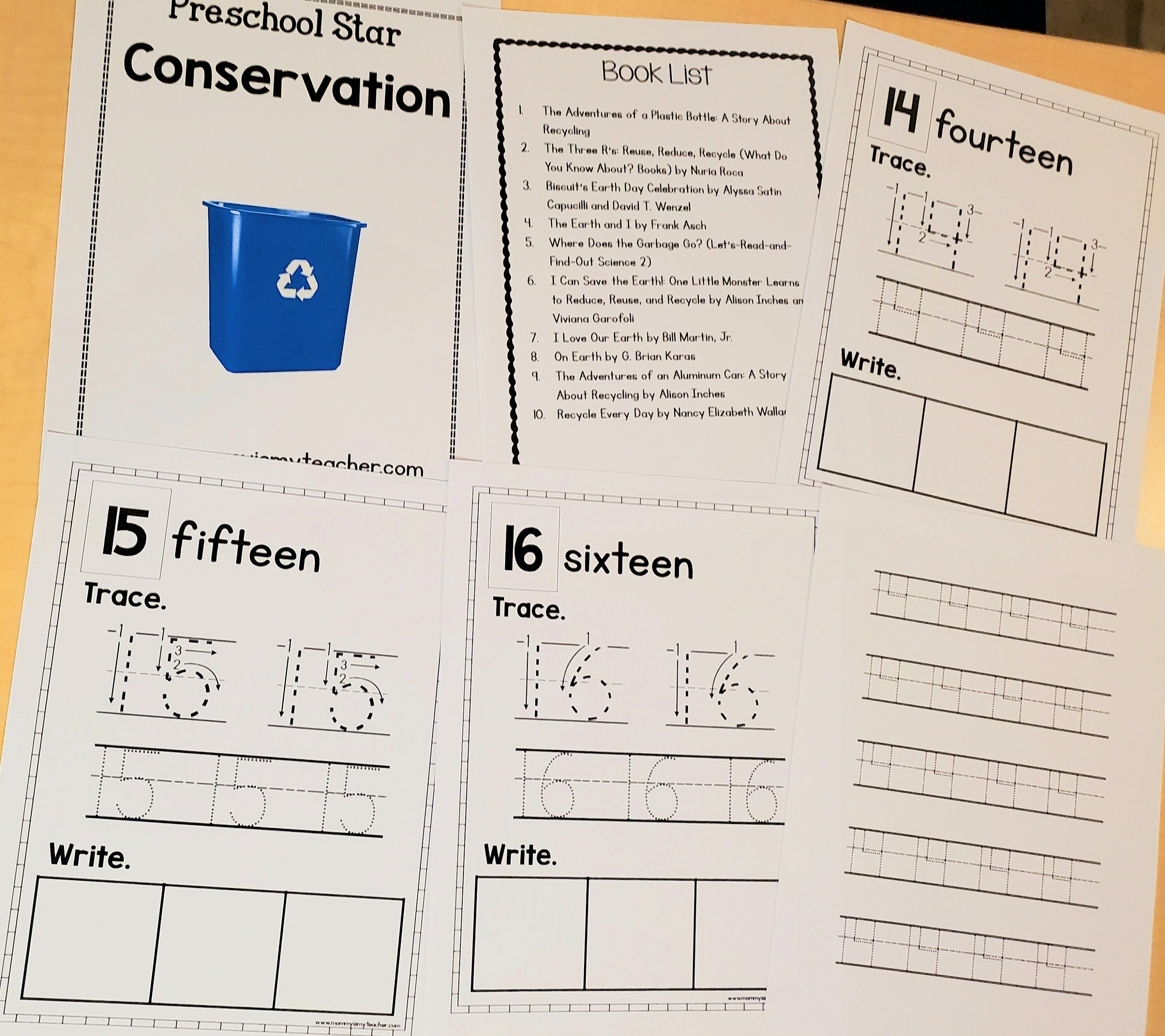 Conservation Preschool Printablespreschool Curriculum - Etsy