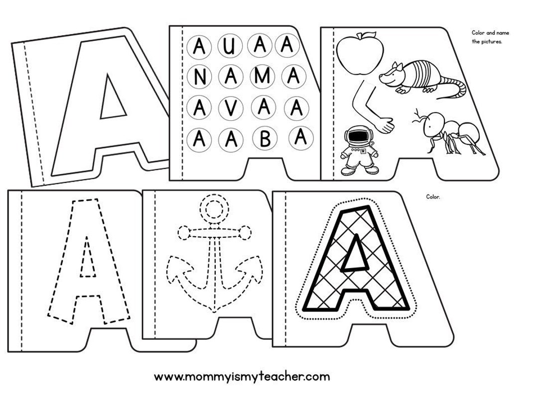 Alphabet Letter Tracing - Printable Homeschool Worksheet - Preschool ...
