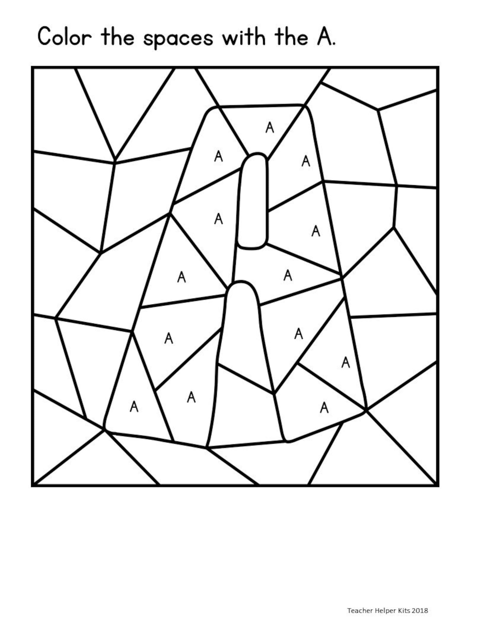 Alphabet Coloring Pages, Preschool Activity, Preschool Printable ...