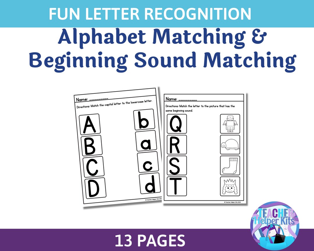 13 Printable Alphabet Worksheets- Letter Recognition Worksheets ...