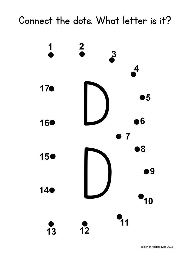26 Printable Alphabet Dot to Dot Worksheets- Alphabet Worksheet ...