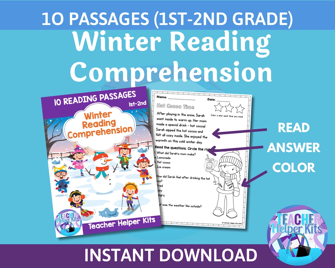 First Grade Reading Comprehension Worksheets Decodable Stories With ...