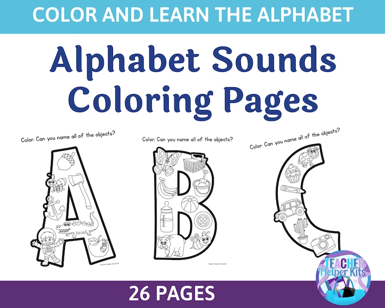 Alphabet Coloring Pages, Preschool Activity, Preschool Printable ...