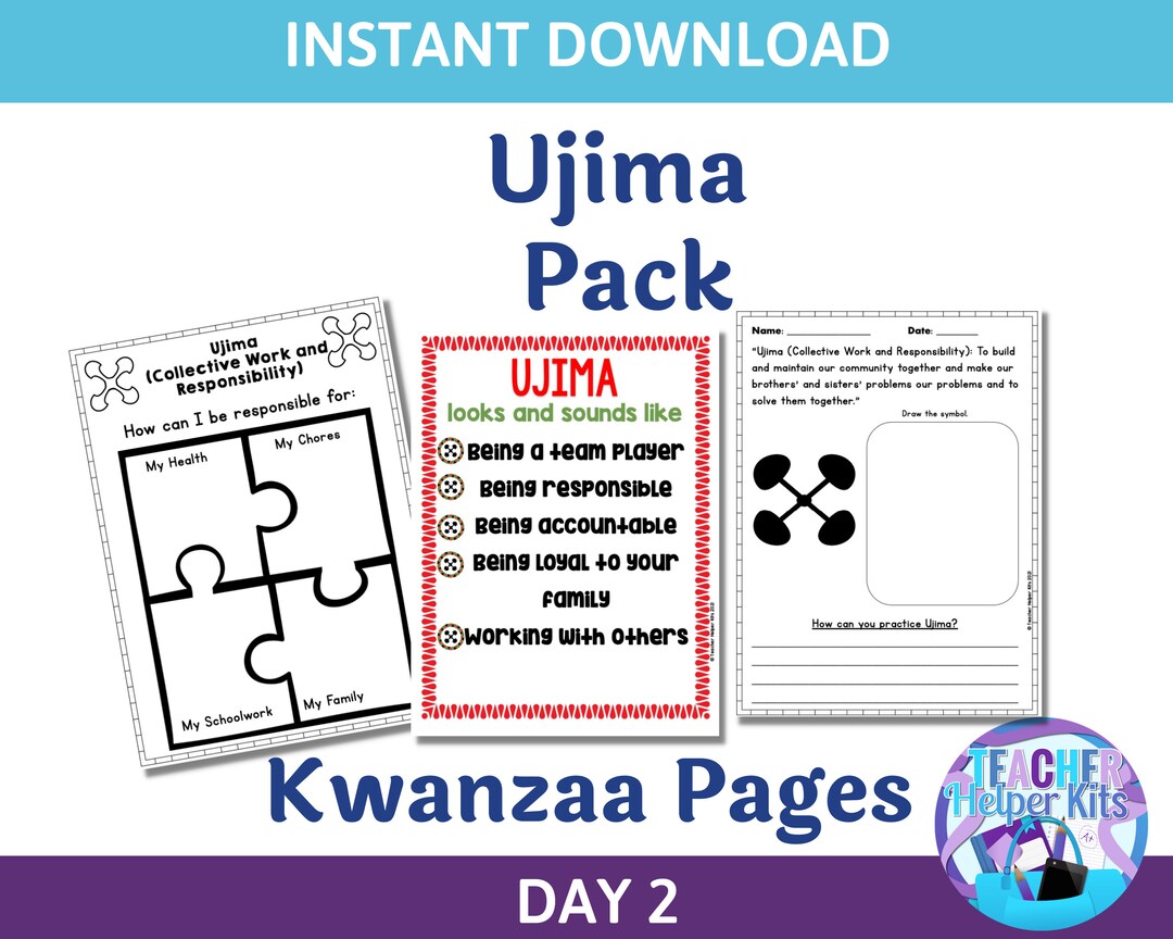 Kwanzaa Activity- Kwanzaa Busy Book- Kwanzaa Printable- Kwanzaa Busy ...