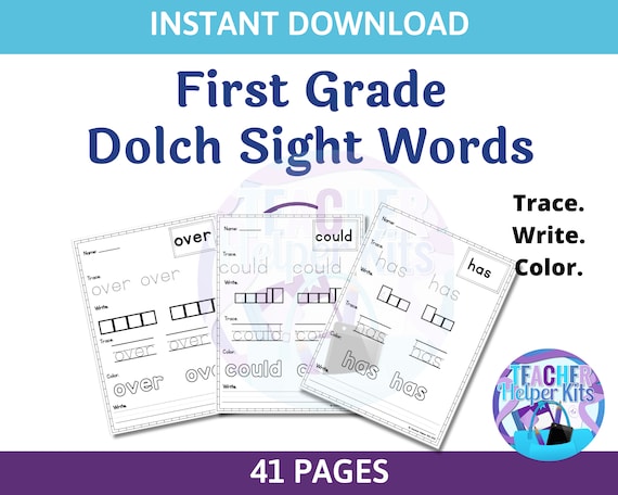 First Grade Dolch Sight Words Worksheets Sight Word Worksheet: NEW 118