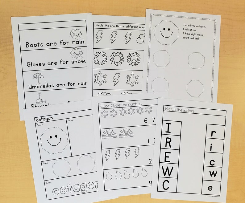 Weather Preschool Printablespreschool Curriculum Learning ...