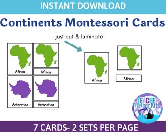 Solar System Montessori Three Part Cards, Learning Flashcards ...