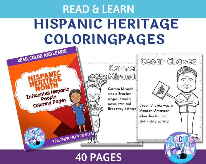 Hispanic Heritage Month Printable Hispanic Heritage Month Coloring Page ...