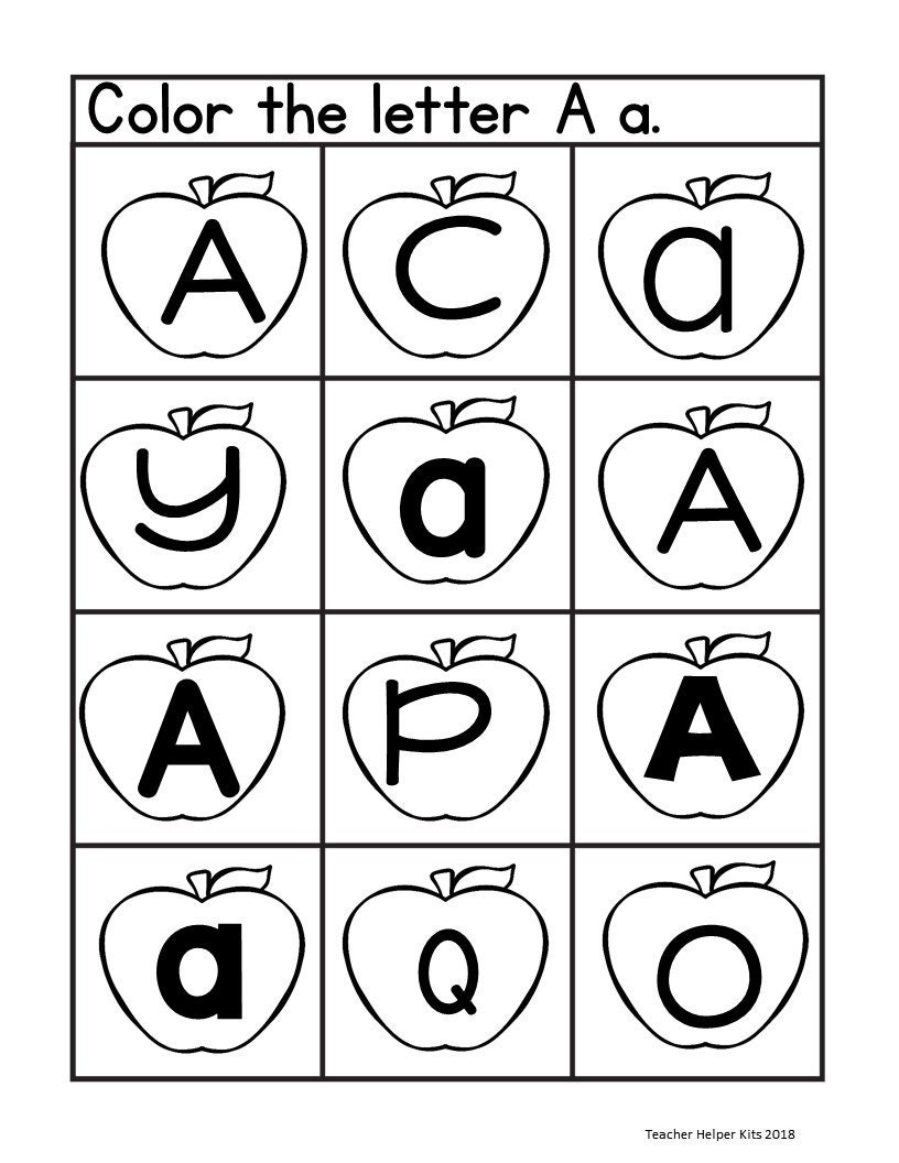 26 Printable Alphabet Worksheets Alphabet Dab a Dot Preschool ...