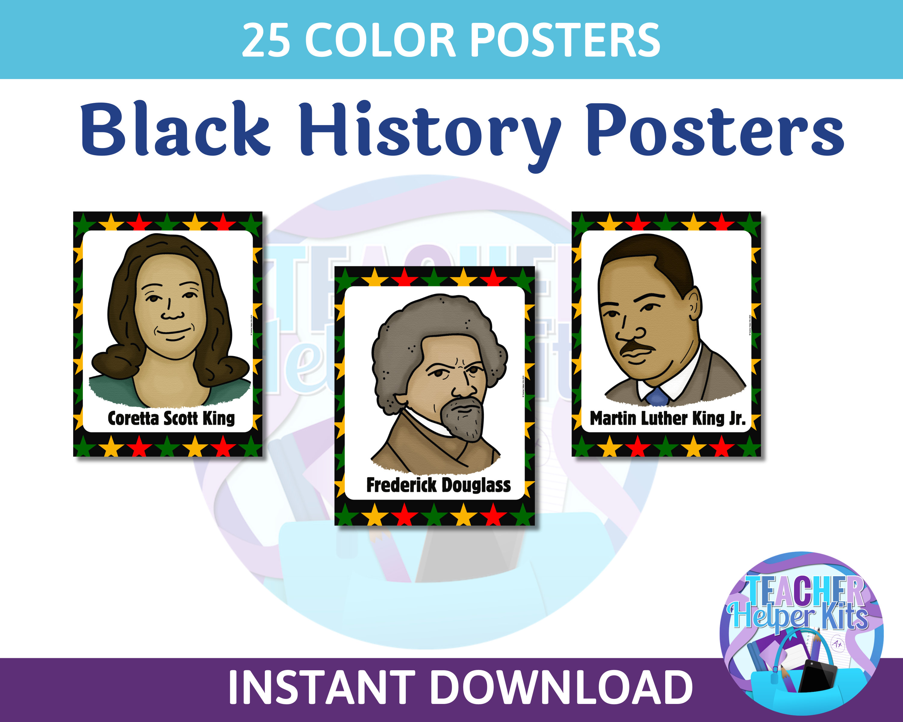 Printable Black History Month Worksheets- Black History Month Posters ...