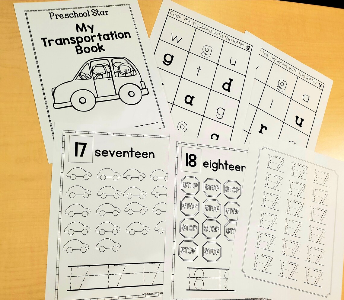200 PRINTED Preschool Curriculum Kit-learning Folder-learning Binder ...