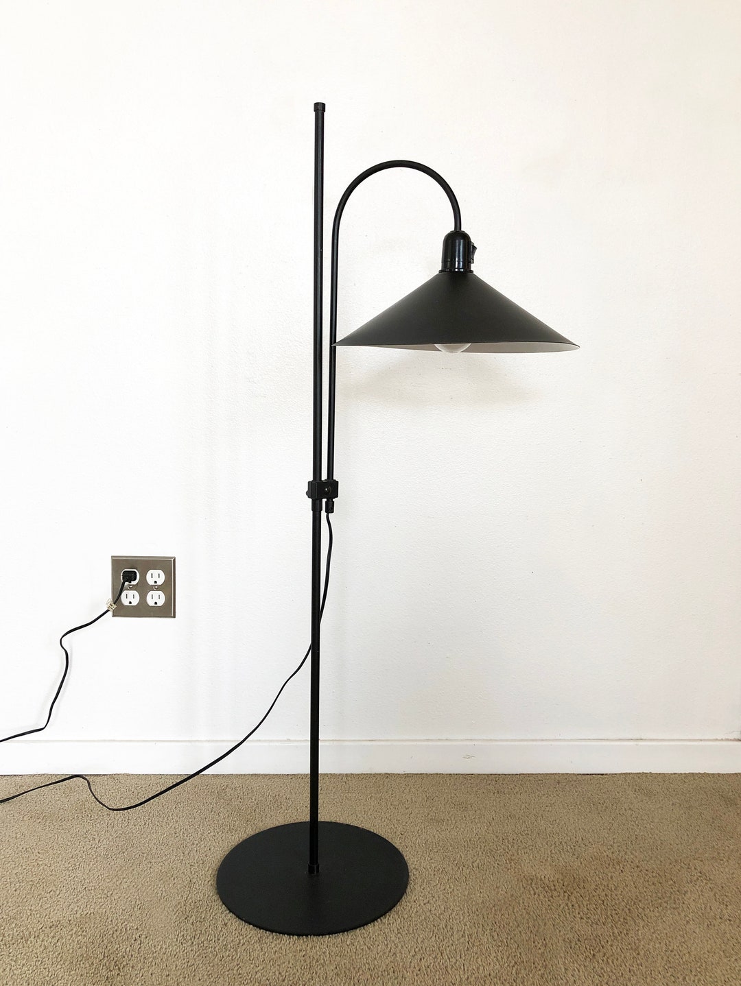 Vintage Mid Century Frandsen Denmark Danish Modern Floor Adjustable ...
