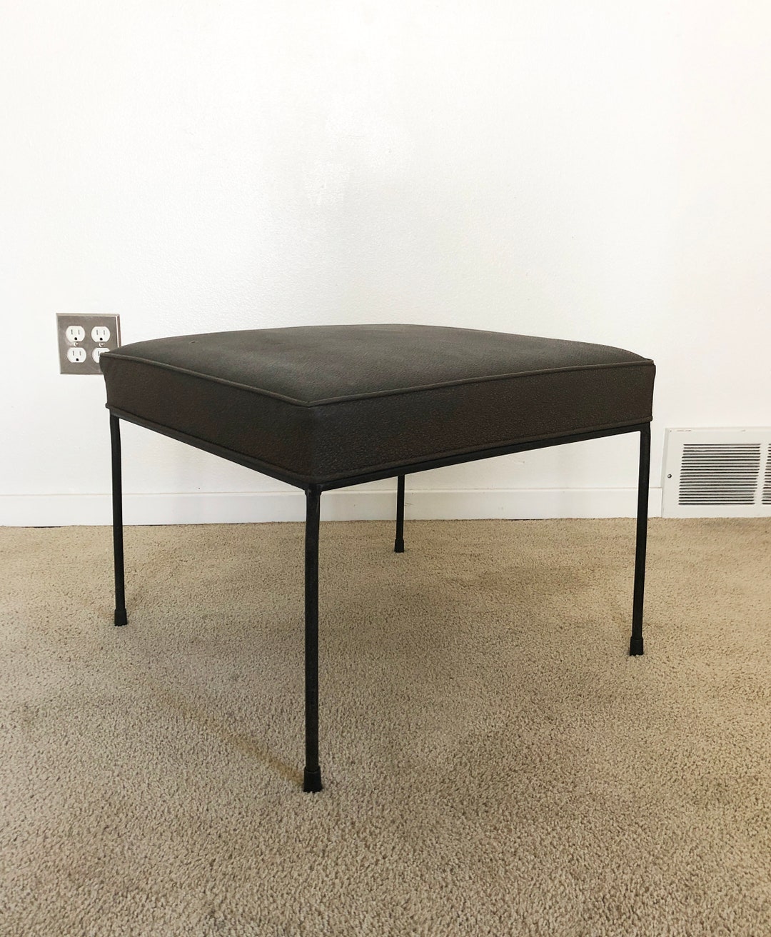 Vintage Mid Century Paul Mccobb Stool Ottoman - Etsy