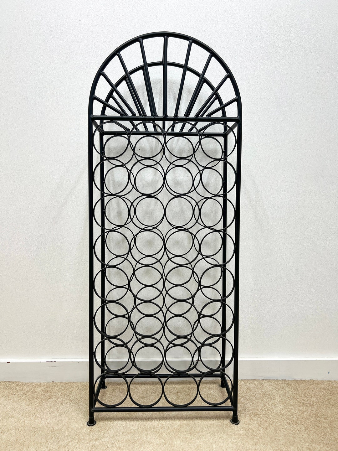 Mid Century Arthur Umanoff Raymor Shaver Howard Iron 32 Bottle Wine ...