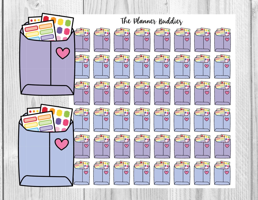 Happy Mail Pastel, Sticker Mail, Mail Day, Planner Stickers, Functional ...