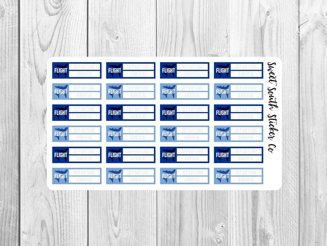 Flight Stickers Dont Forget Stickers Planner Stickers - Etsy