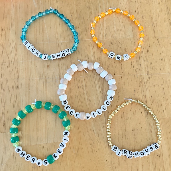 Jonas Brothers Friendship Bracelet - Etsy