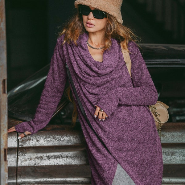 Asymmetrical Sweater - Etsy