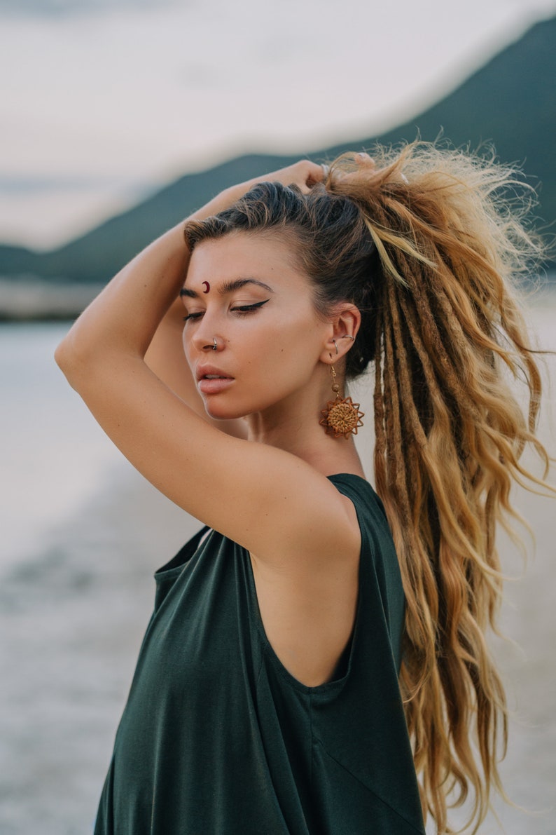 Sleeveless Pocket Dress Shaia / Bohemian Dress / 100% Cotton | Etsy