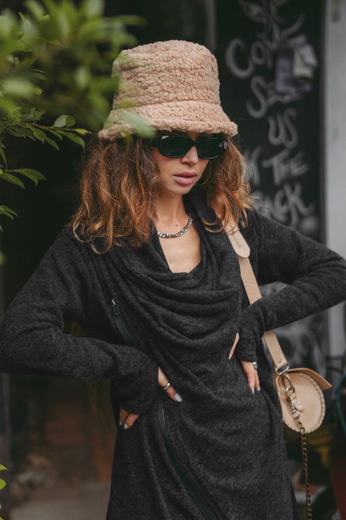 Women's Asymmetrical Sweater Achara / Cardigan Jacket in - Etsy