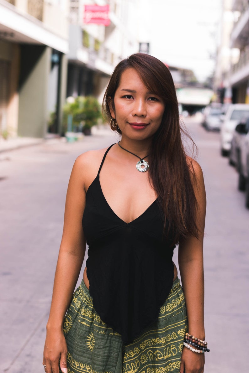 Triangle Crop Top Cami White - Etsy