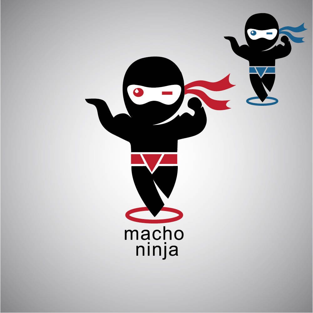 Ninja Logo Set 5 - Etsy