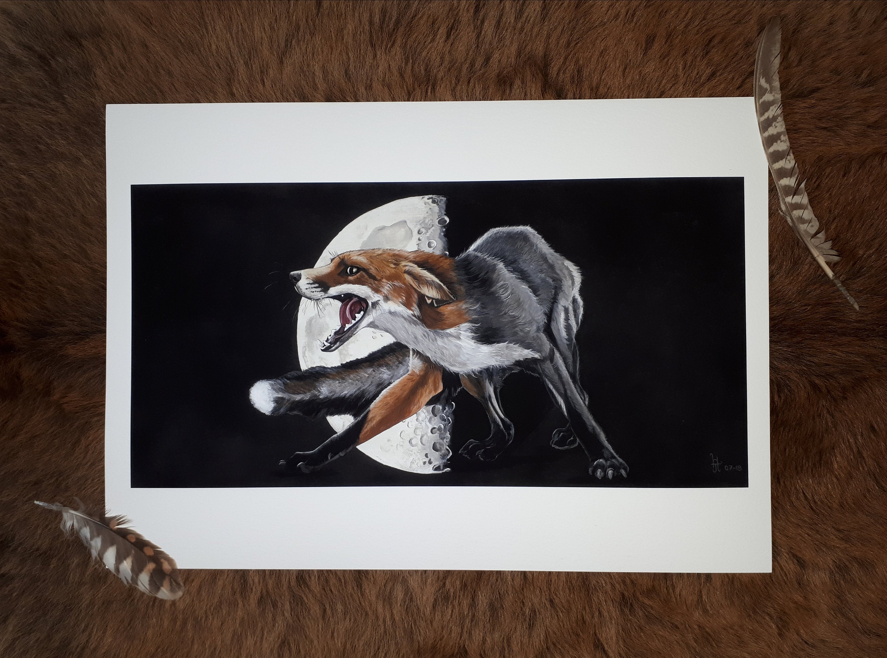 Reynard - "the Trickster" Fox Print - Etsy