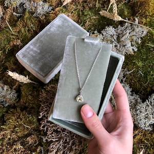 Pendant Box - Сhain Box - Square Chain Box - Necklace Box - Etsy