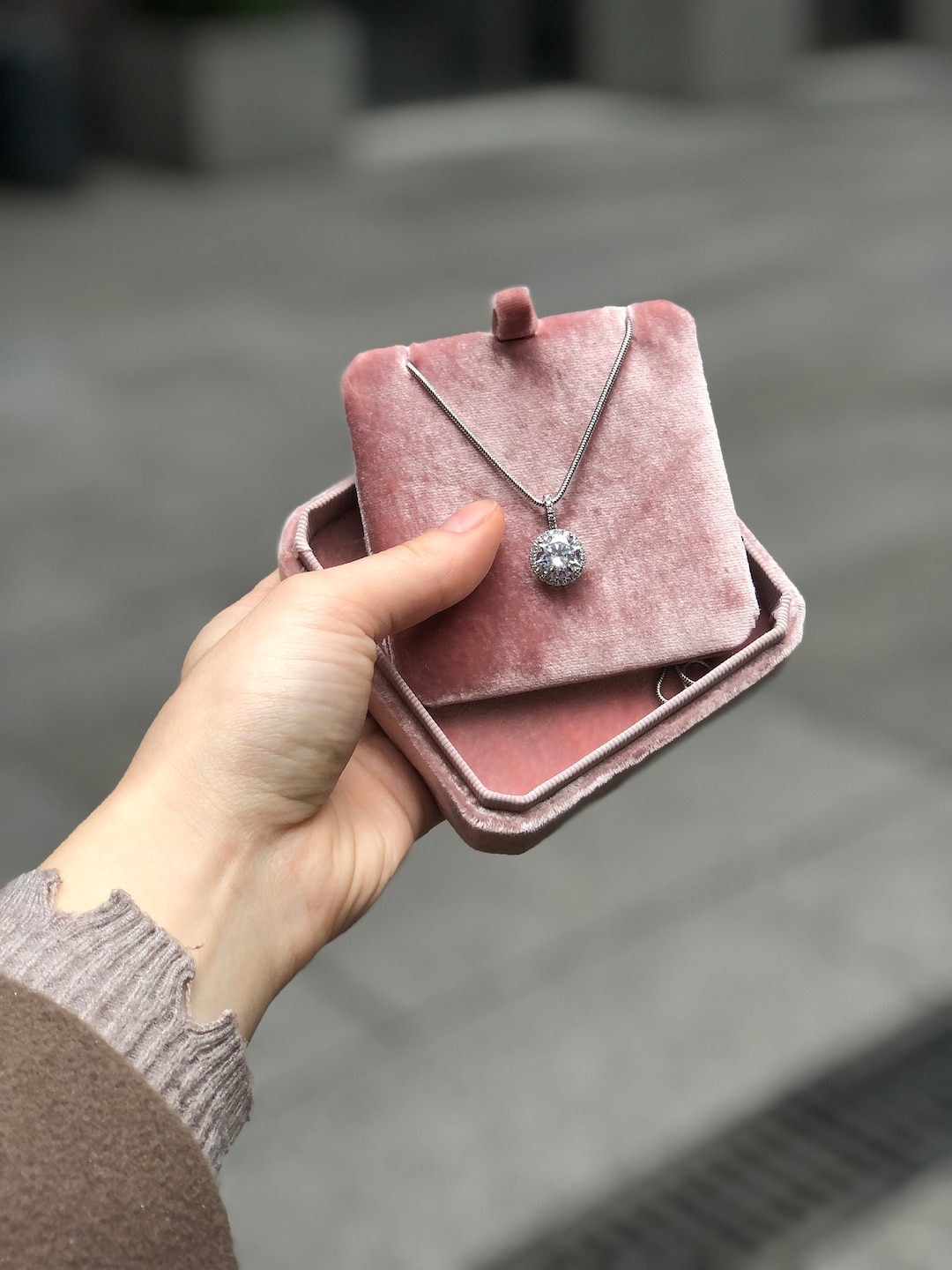 Pendant Box - Сhain Box - Octagonal Chain Box - Necklace Box - Etsy