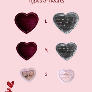 Heart Shaped Velvet Jewelry Display Tray - Antique Style - Etsy