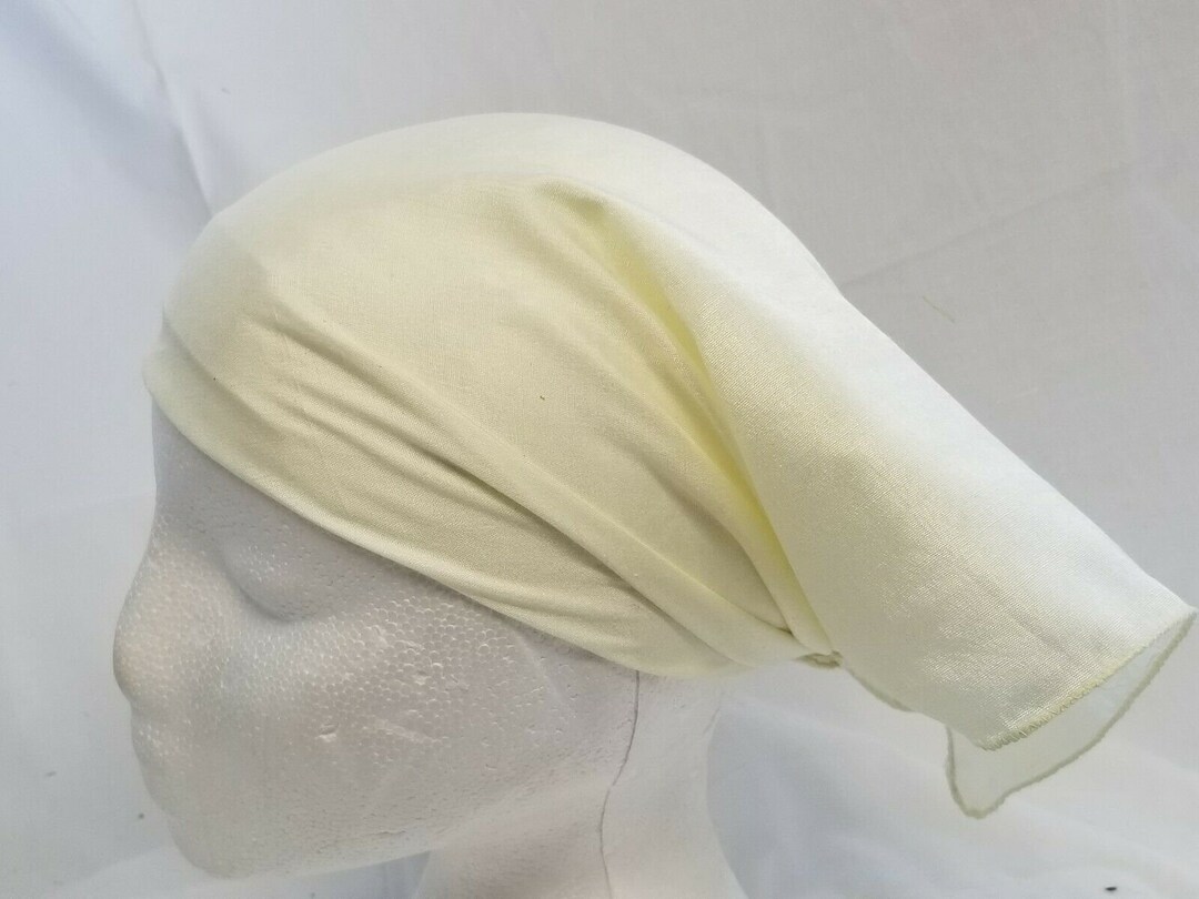 Sikh Hindu Kaur Singh Cream Plain Bandana Head Wrap Gear - Etsy