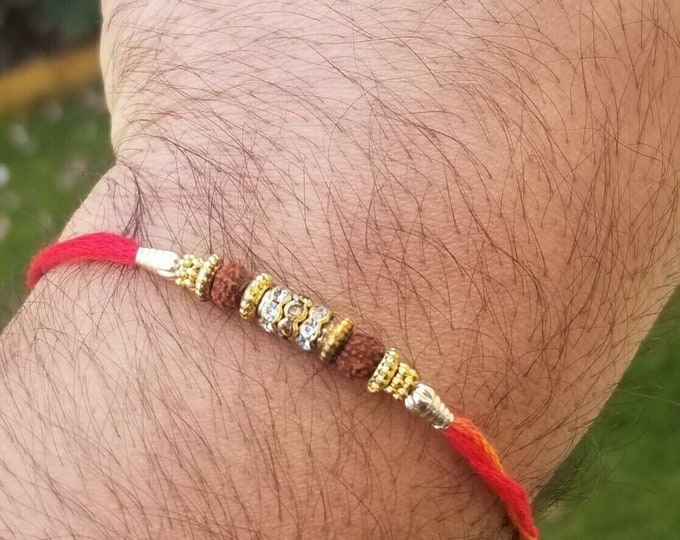 Hindu Red Thread Evil Eye Protection Stunning Bracelet Luck - Etsy